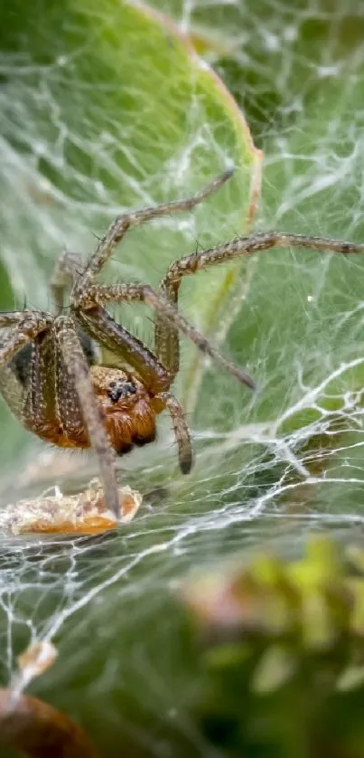 Spider on Intricate Web - free download
