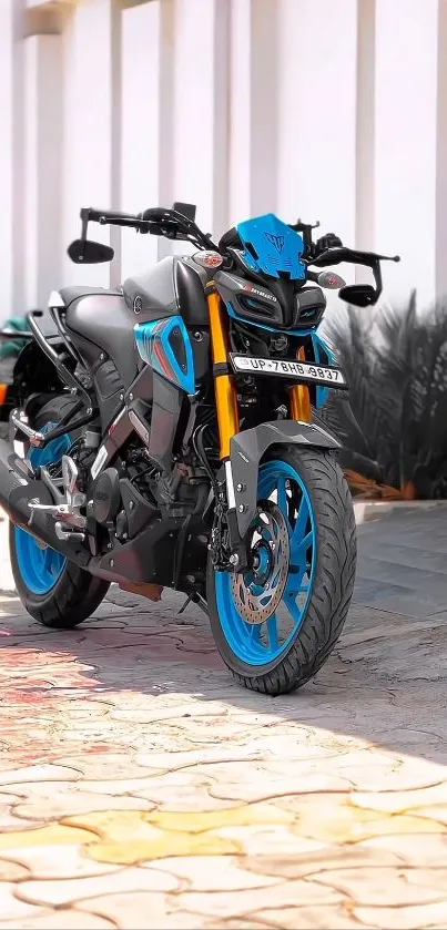 Sporty Motorcycle Wallpaper Design - free download