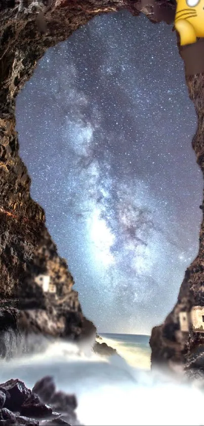 Starry Cave Galaxy View - free download