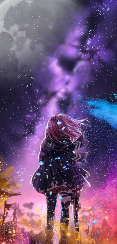 Starry Night Anime Art - free download