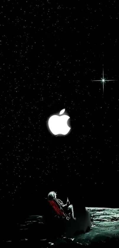 Starry Night Apple Wallpaper - free download