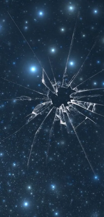 Starry Night Cracked Screen - free download