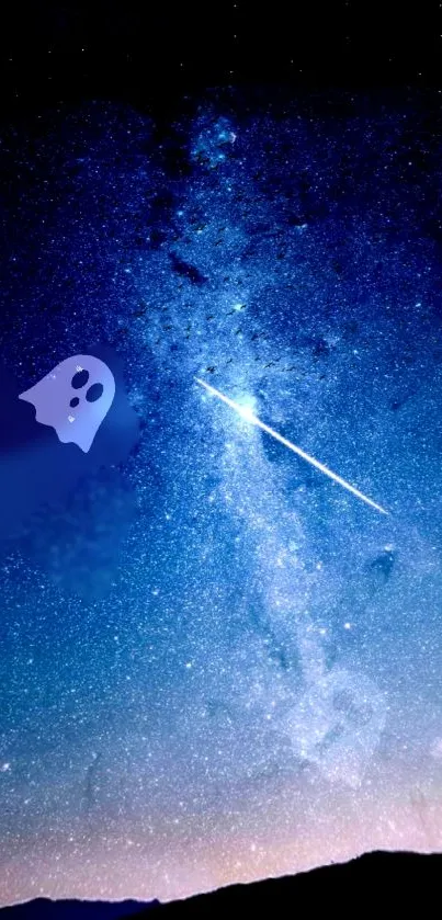 Starry Night Ghost Wallpaper - free download