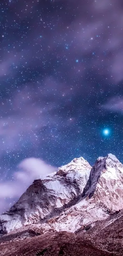 Starry Night Mountain View - free download