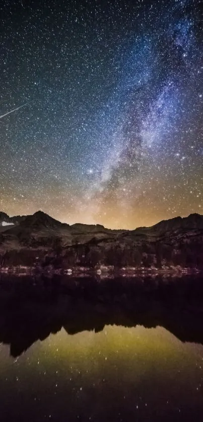 Starry Night Sky Reflection - free download