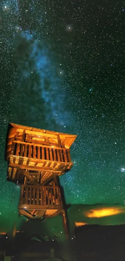 Starry Night Sky Tower - free download