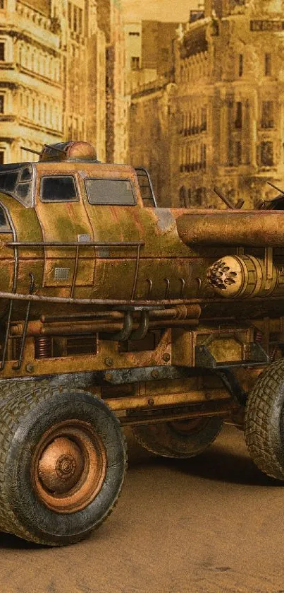Steampunk Desert Vehicle Wallpaper - free download