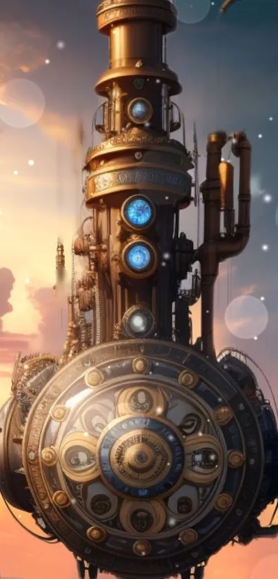 Steampunk Sky Adventure Art - free download