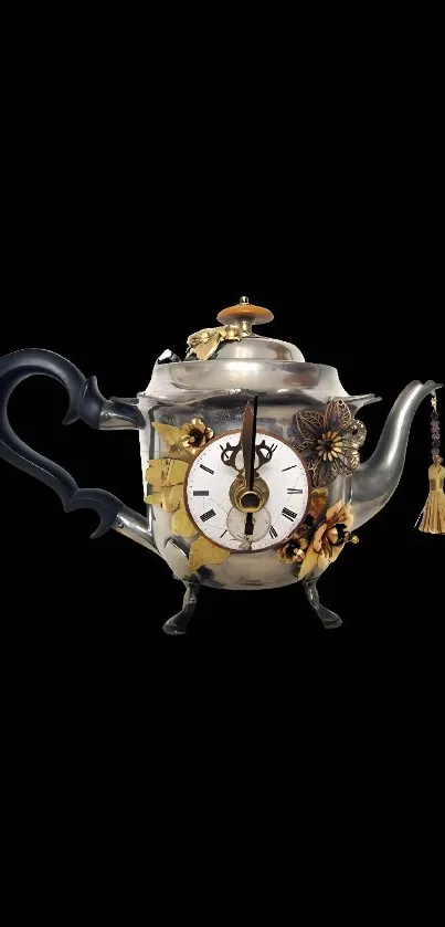 Steampunk Teapot Art Wallpaper - free download