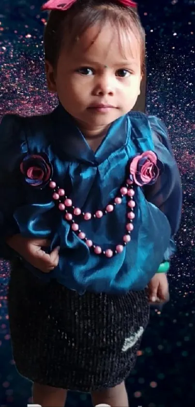 Stellar Child Galaxy Wallpaper - free download