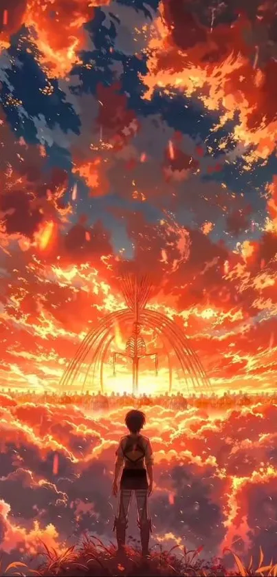 Stunning Anime Sunset Art - free download