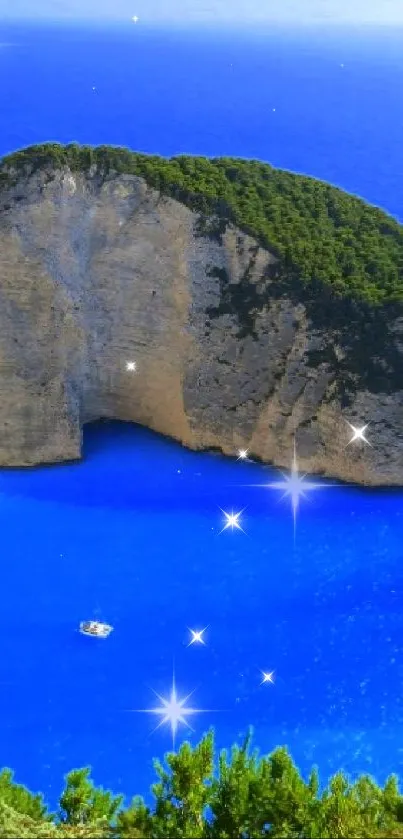 Stunning Blue Coastal View - free download