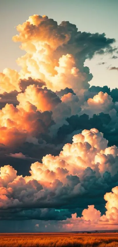 Stunning Cloudscape Evening Wallpaper - free download
