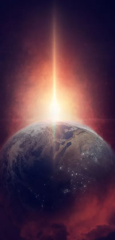 Stunning Cosmic Earth Glow - free download