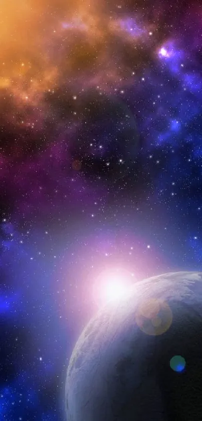 Stunning Cosmic Galaxy View - free download
