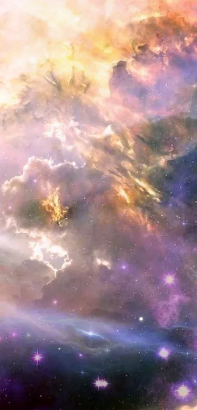 Stunning Cosmic Sky Wallpaper - free download