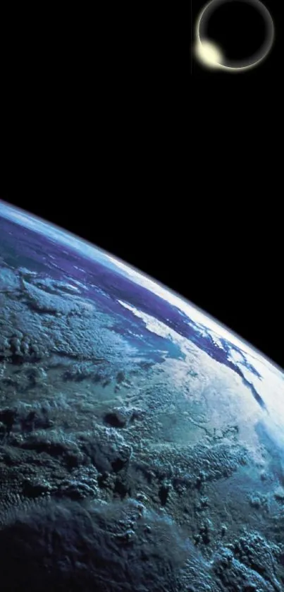 Stunning Earth and Eclipse View - free download