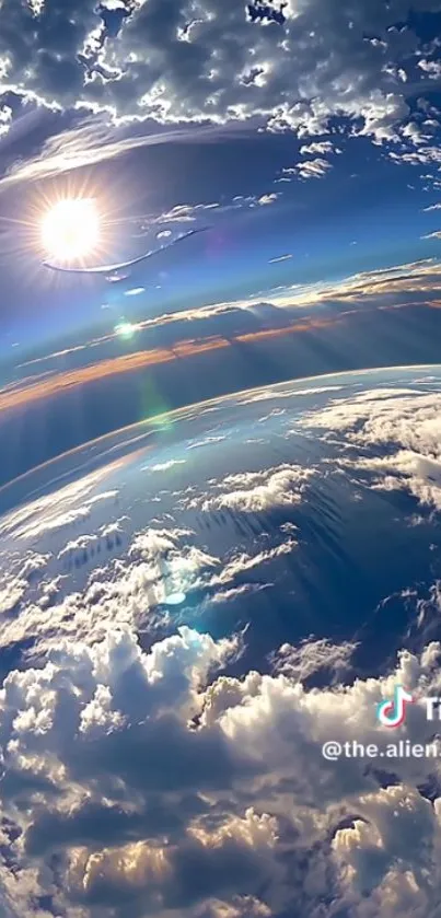 Stunning Earth and Sky Wallpaper - free download