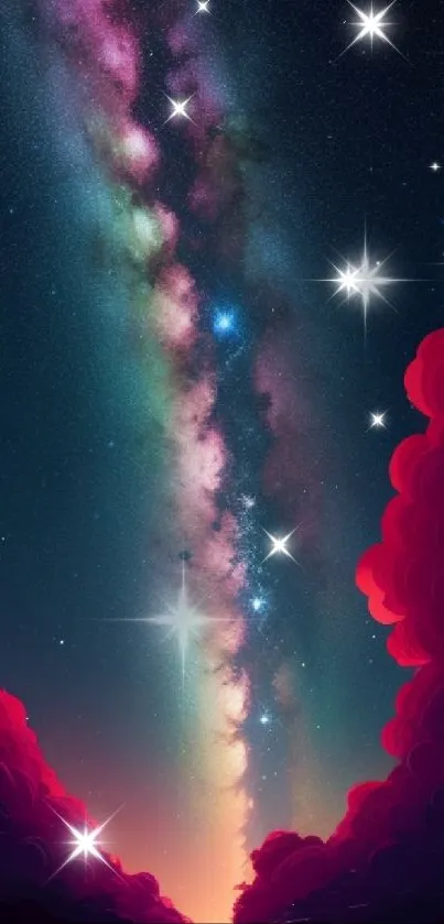 Stunning Galaxy Road Wallpaper - free download