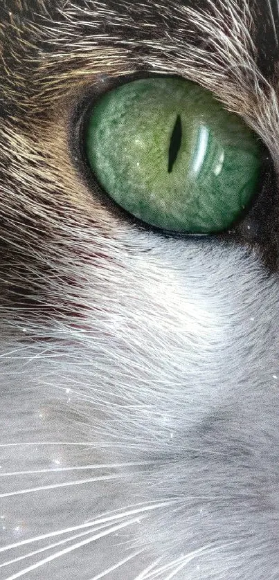 Stunning Green Cat Eye Wallpaper - free download