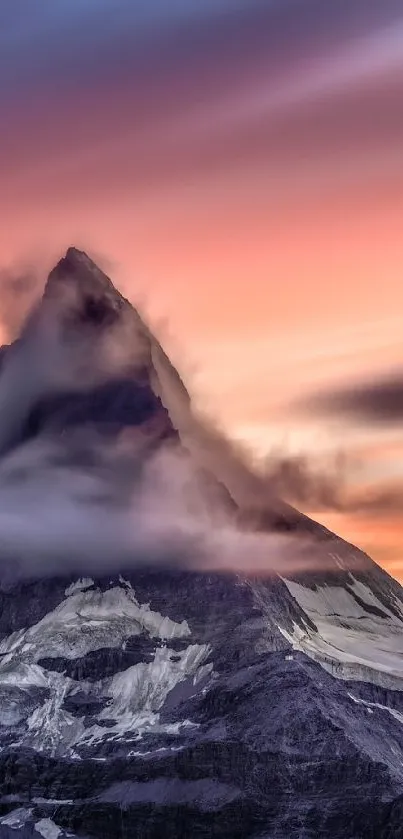 Stunning Mountain Sunset View - free download