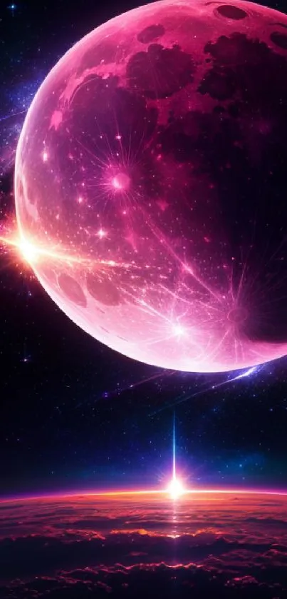 Stunning Pink Planet Wallpaper Free Download Stunning Pink Planet Wallpaper Free Download