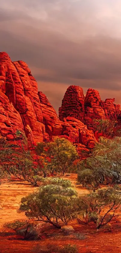 Stunning Red Rock Landscape - free download