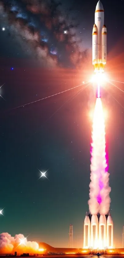 Stunning Rocket Launch Wallpaper - free download