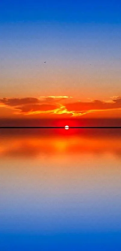 Stunning Sunset Reflection Art - free download
