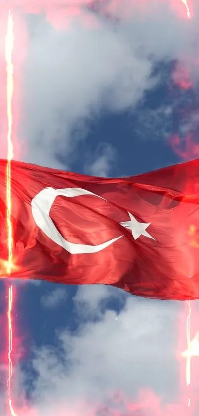 Stunning Turkish Flag Wallpaper - free download