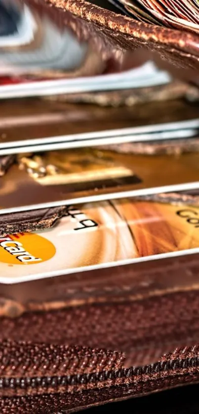 Stylish Leather Wallet Wallpaper - free download