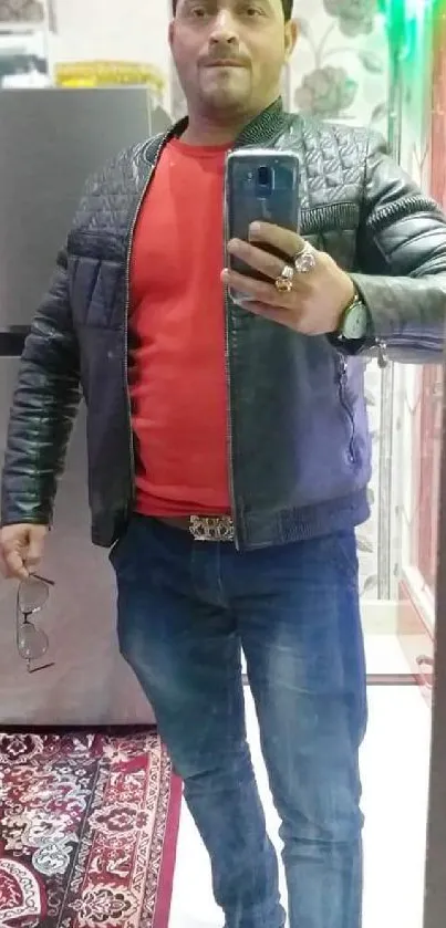 Stylish Mirror Selfie - free download