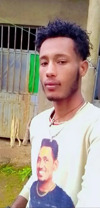 Stylish Outdoor Self-Portrait - free download