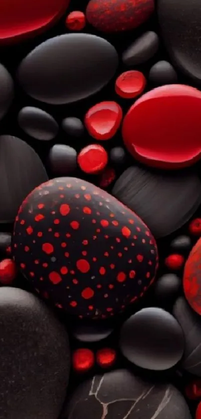 Stylish Red and Black Rocks - free download