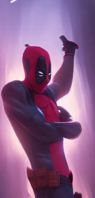 Stylish Superhero Mobile Wallpaper - free download