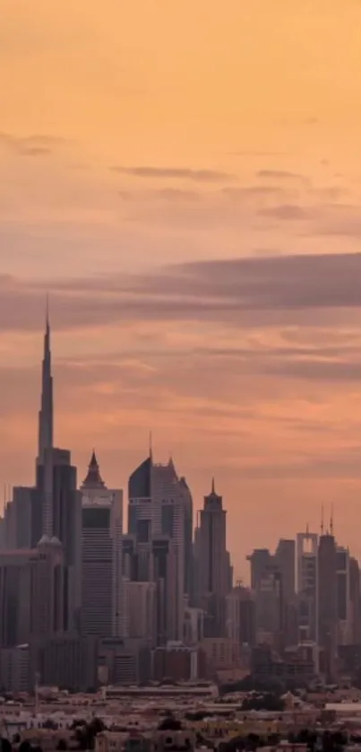 Sunset Cityscape Mobile Wallpaper - free download