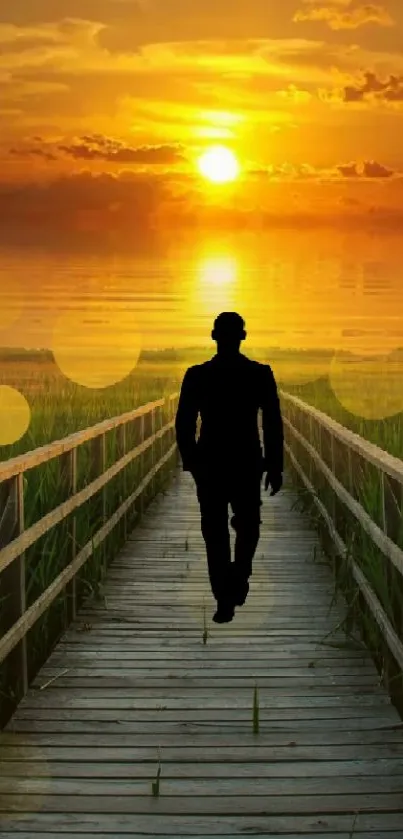 Sunset Pathway Wallpaper - free download