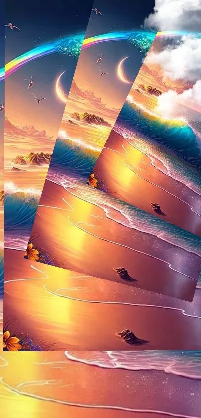 Surreal Beachscape Wallpaper - free download