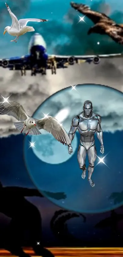 Surreal Flight Fantasy Wallpaper - free download