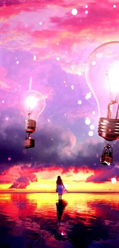 Surreal Light Bulb Dreamscape - free download