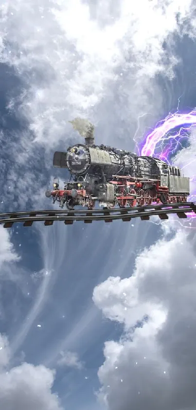 Surreal Train Sky Portal - free download