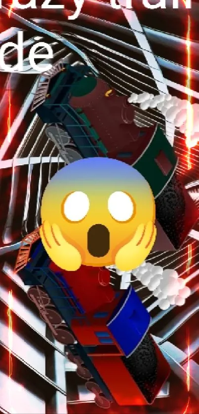 Surreal Train Tunnel Wallpaper - free download