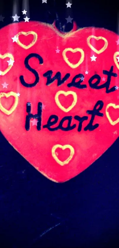 Sweetheart Heart Shape Wallpaper - free download