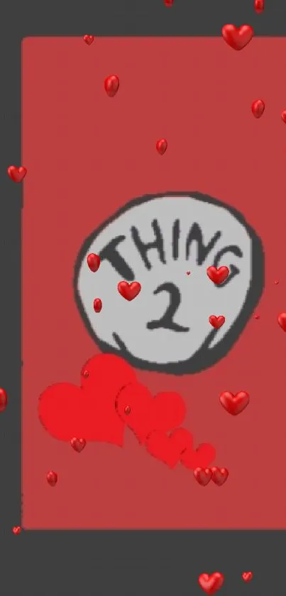 Thing 1 and 2 Phone Wallpaper - free download