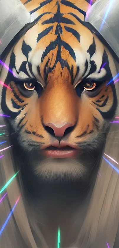 Tiger Warrior Fantasy Art - free download