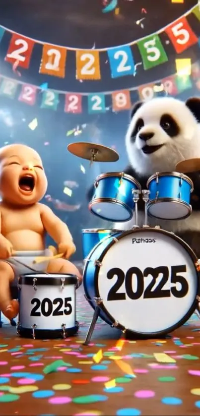 Toy Giant Panda Game Live Wallpaper - free download