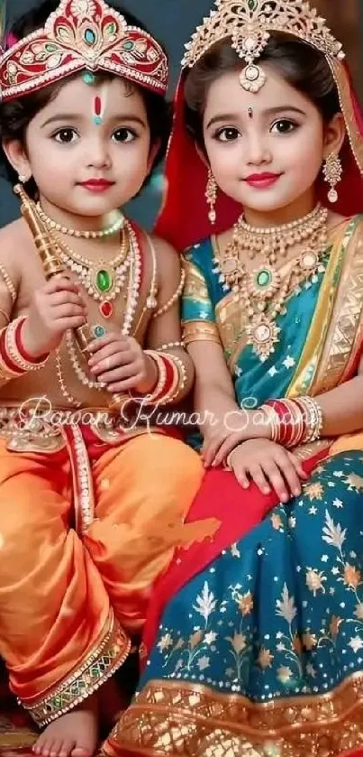 Traditional Children Portrait - free download