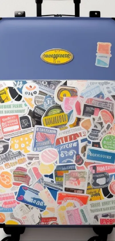Travel Suitcase Sticker Art - free download