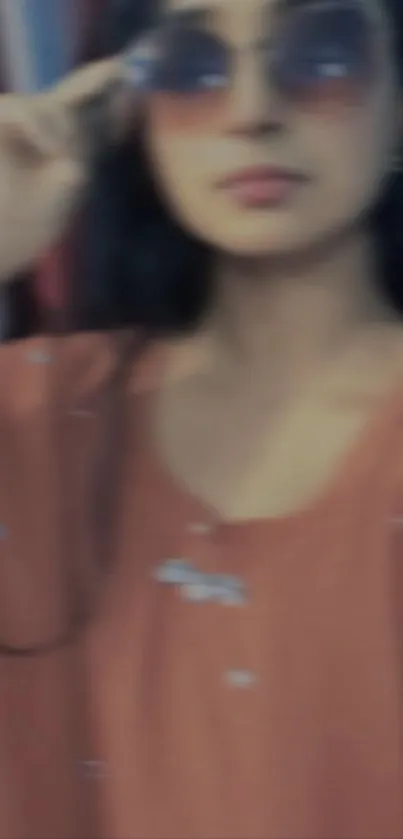 Trendy Blurred Portrait Wallpaper - free download