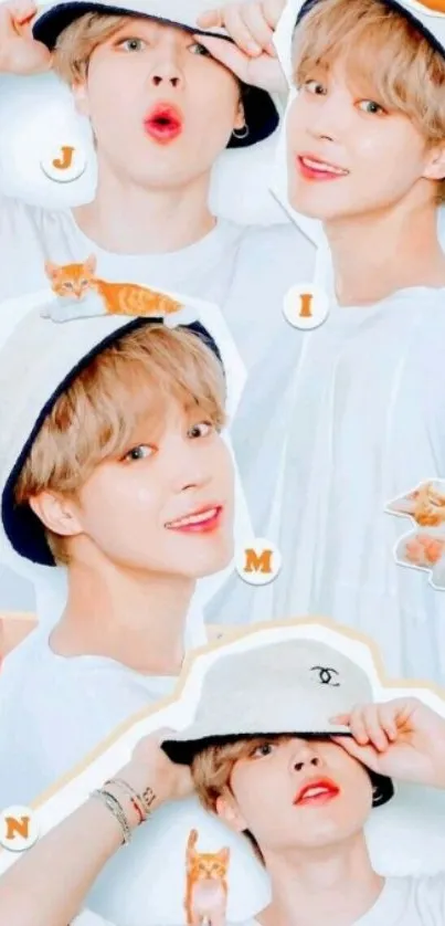 Trendy Collage Mobile Wallpaper - free download